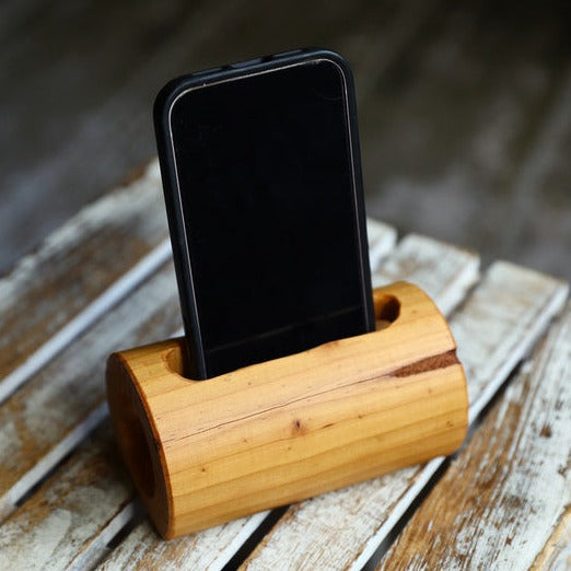Barkless Wood Acoustic Amplifier for Cell Phone or MP3 Player — ManMade ...