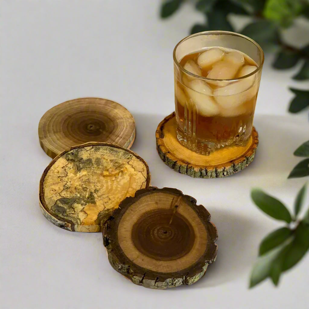 Wood Coaster Assortment | Handmade Coasters | ManMadeWoods — ManMade Woods