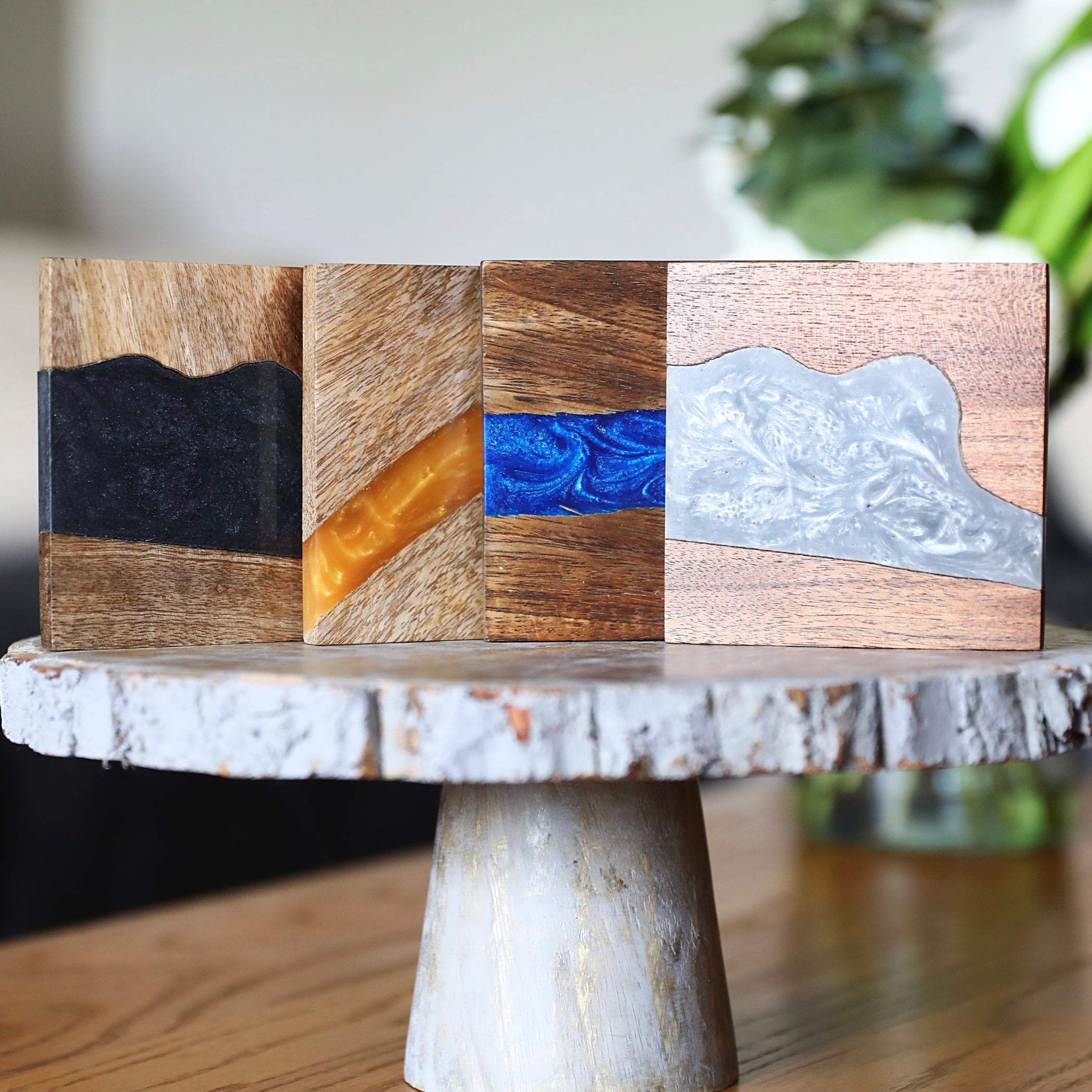 Wood Coaster Assortment | Handmade Coasters | ManMadeWoods — ManMade Woods