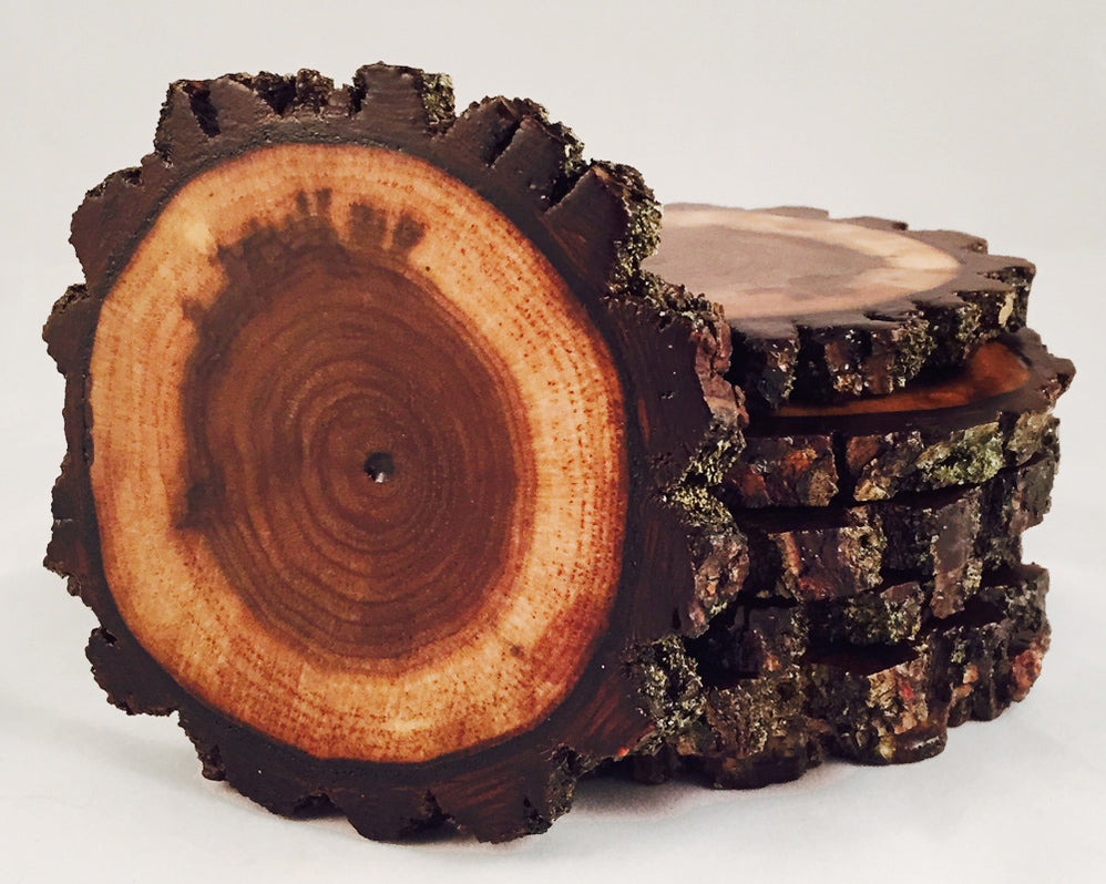 Walnut Wood Coasters | Natural Artisan Wood Coasters | ManMadeWoods ...